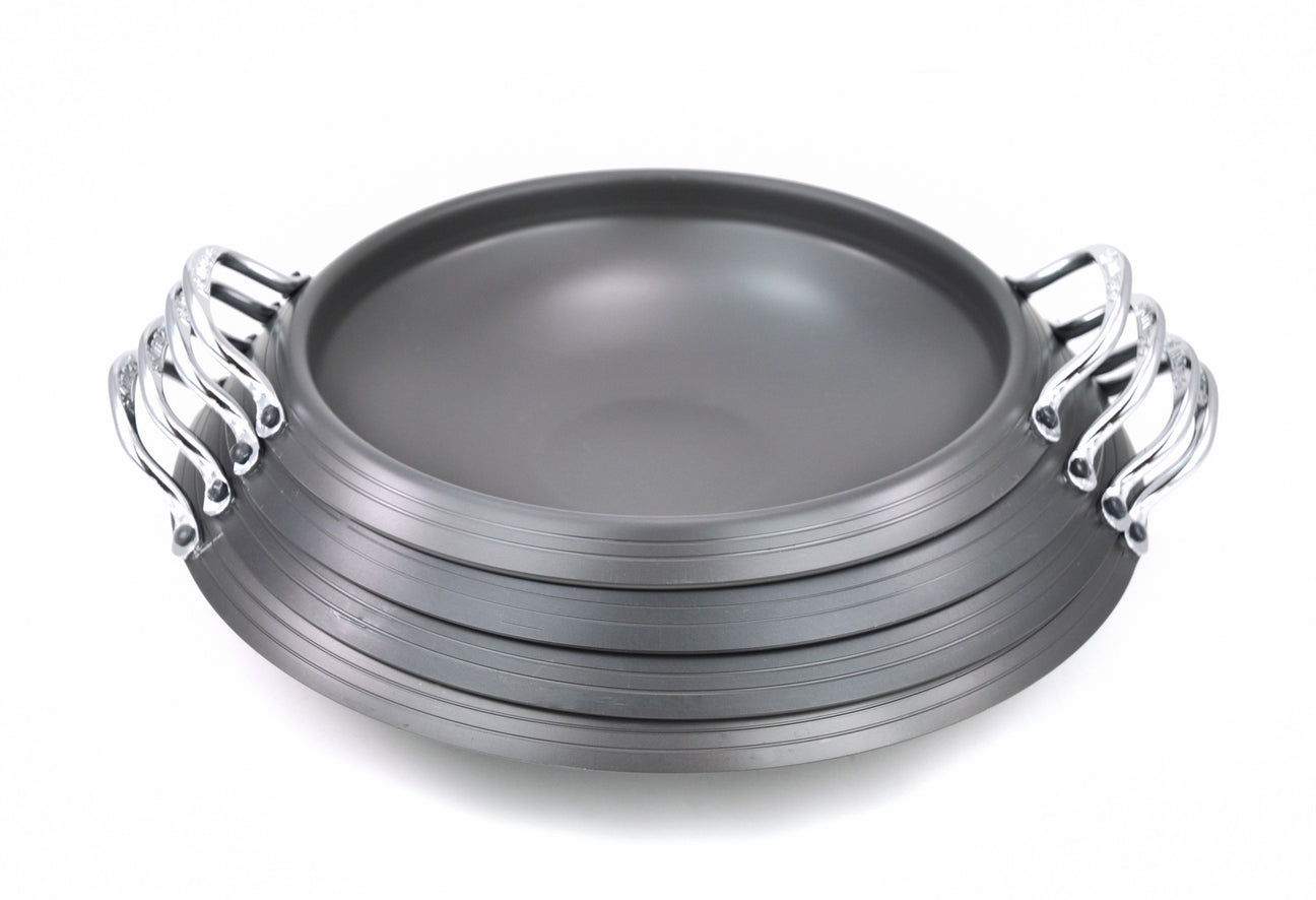 Anodized Aluminum Wok 경질 신형 정골 냄비 – eKitchenary