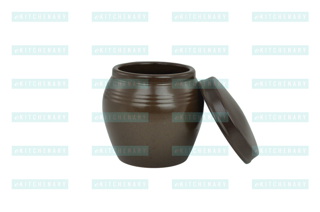 Korean Clay Jar with Lid, Hangari 항아리 (Modern) – eKitchenary